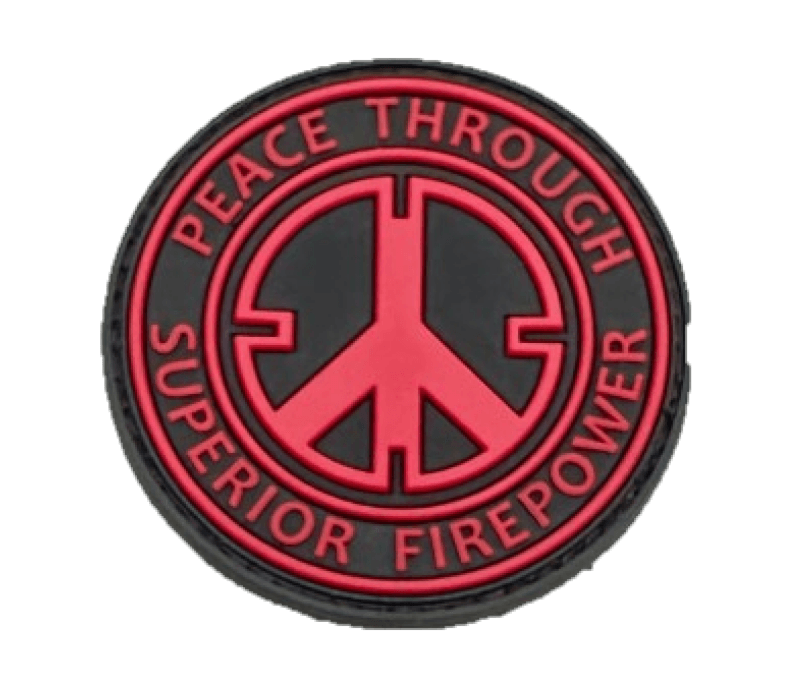 Hardball "Peace Trough Superior Firepower" Morale Patch|Gunzone.dk
