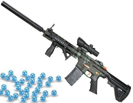 Elektrisk M416 Gel Blaster Grøn camo|Gunzone.dk