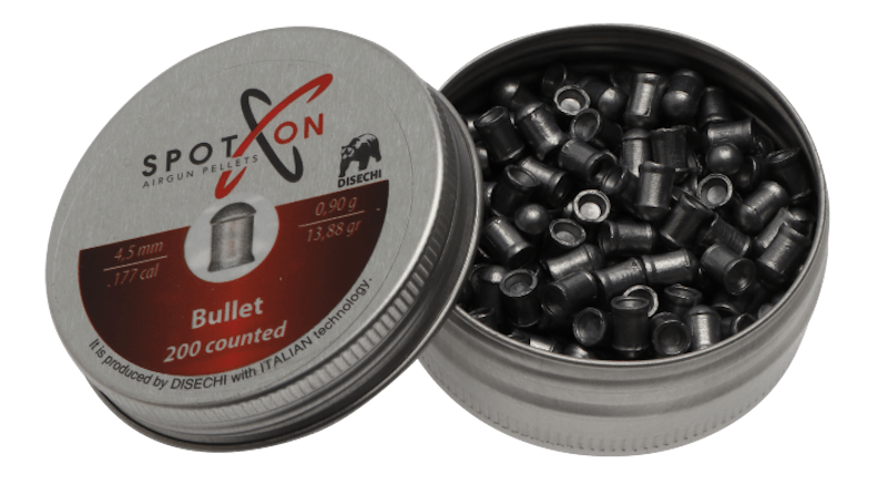 luftvåben 4,5mm Bullet Spoton hagl - 200stk |Gunzone.dk