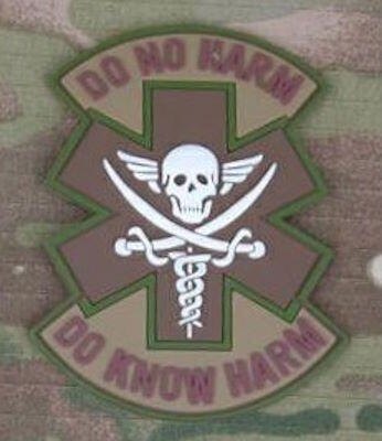 Airsoft PVC "DO No Harm" patch| Gunzone.dk