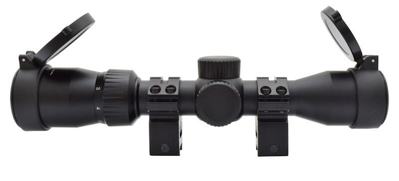 Airsoft Kikkertsigte 2-7x32, inkl montage - Sort|Gunzone.dk